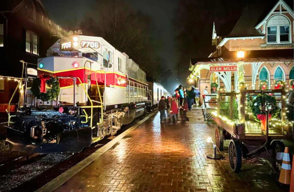 Holiday Trains Around Philly and the Main Line